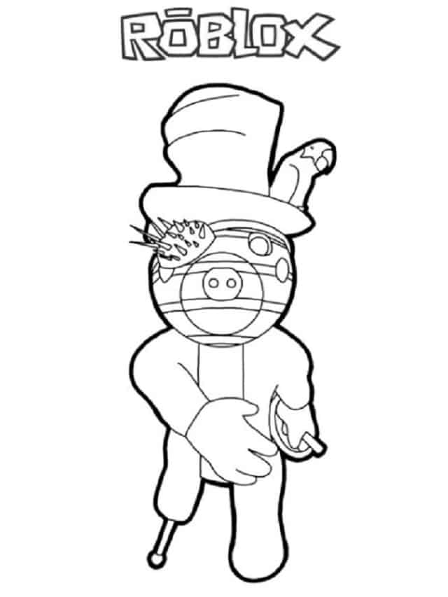 29 Roblox Piggy Coloring Pages Printable For Free